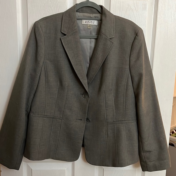 Kasper | Jackets & Coats | Grey Solid Blazer Kasper | Poshmark